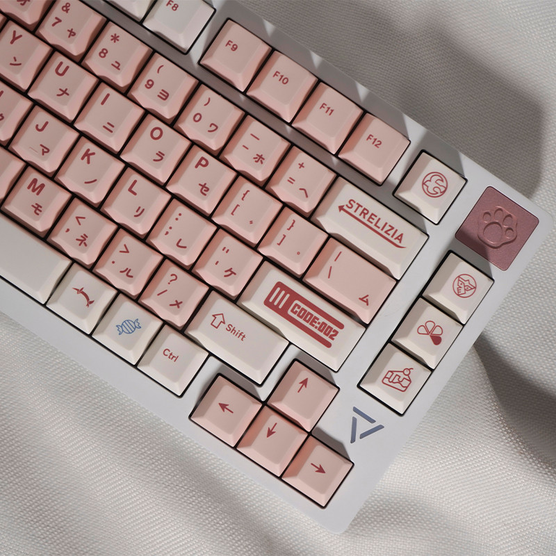 Keycaps Nhật Bản màu hồng PBT Cherry Profile cho MX Switch Bàn phím cơ ...