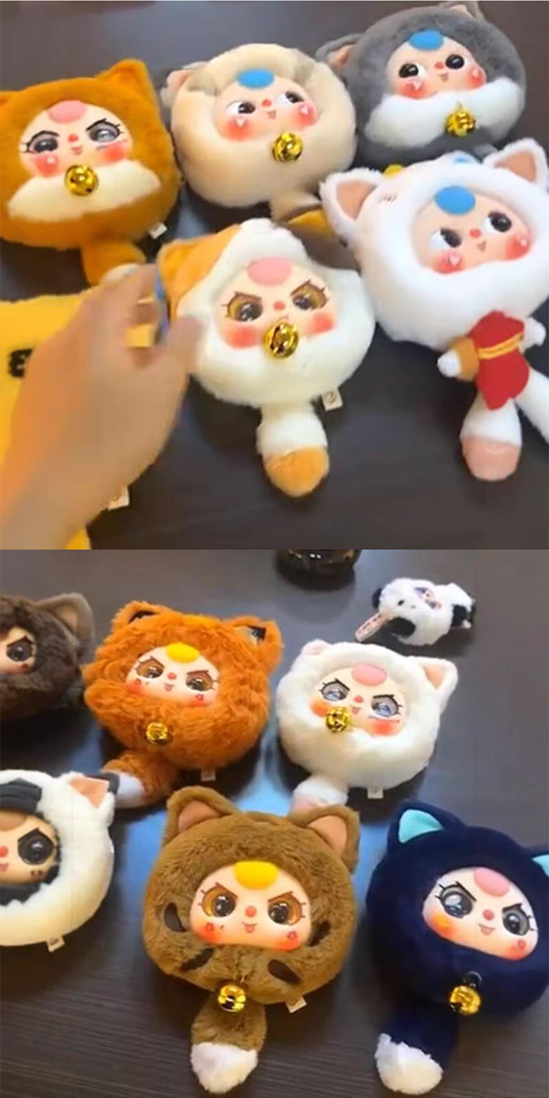 Baby Three Lucky Cat Zipper Bag Series Hộp mù sang trọng | Shopee Việt Nam