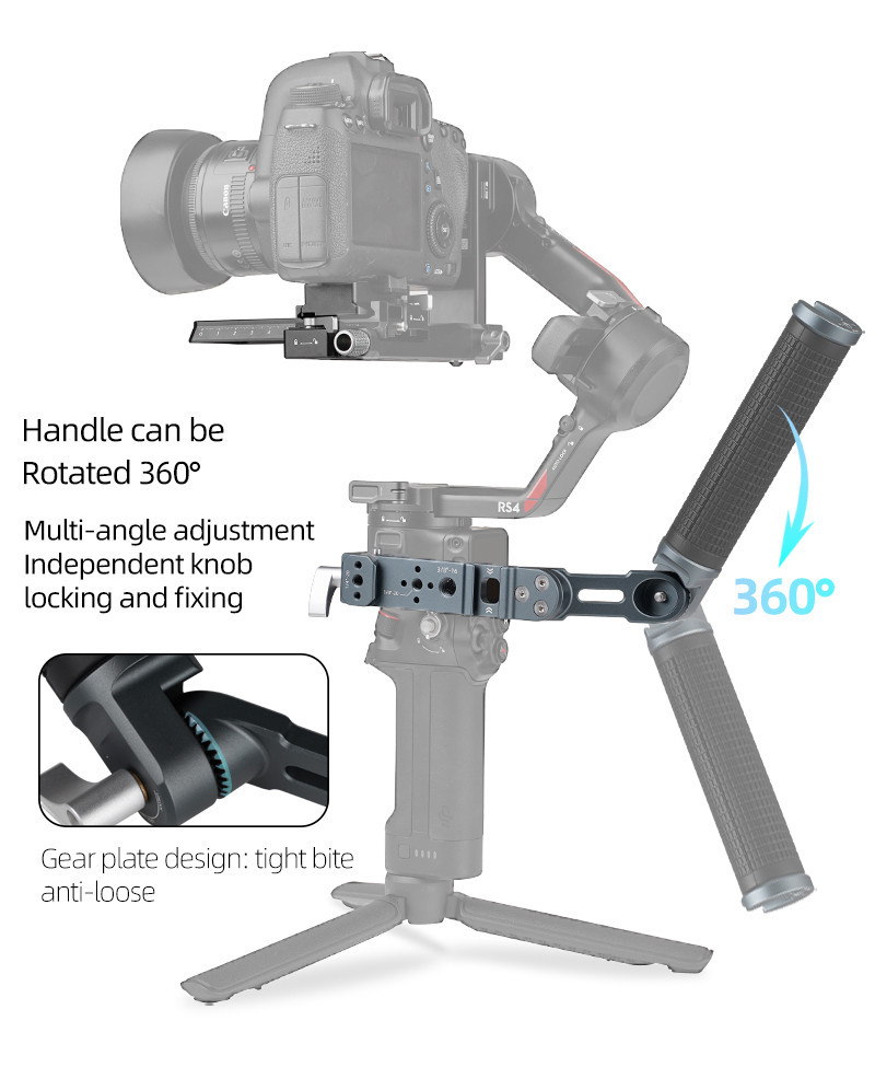 Novelgoal Có Thể Điều Chỉnh Sling Handgrip Gimbal Sling Tay Cầm Cho DJI Ronin RS2 / RS3 / RS4 ...