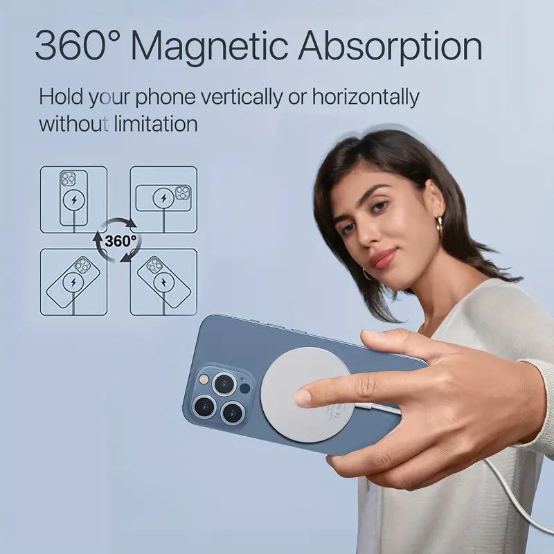 Sạc Không Dây Từ Tính Sạc Không Dây Nhanh 20W, Tương Thích Cho Iphone 15 / 14 / 13 / 12 / 11 Pro ...