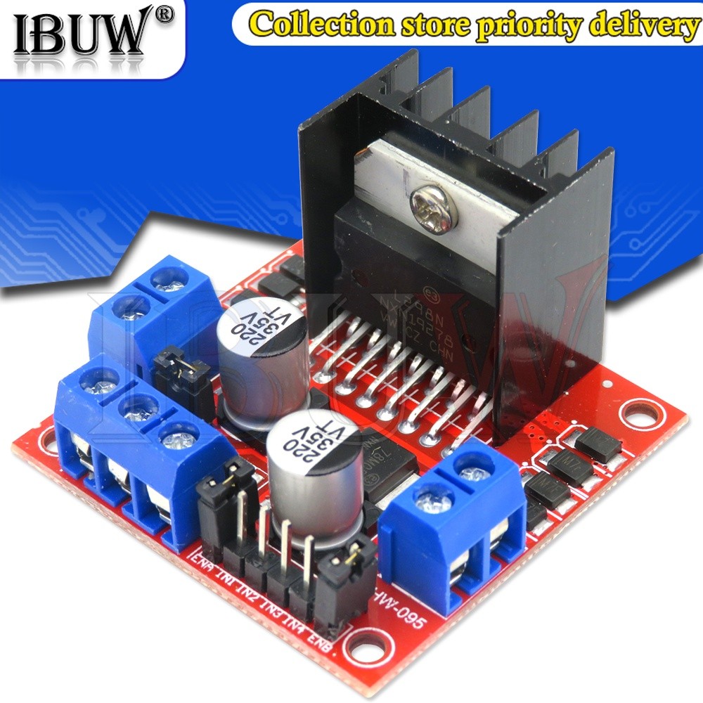 L298n L298 Mô-đun điều khiển động cơ cho Arduino Dual H Bridge DC ...