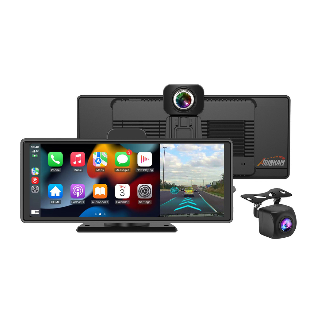 ADAS Real Dash Cam 10.26 Inch Dual Android Car Camera Với 5G WIFI AUX ...