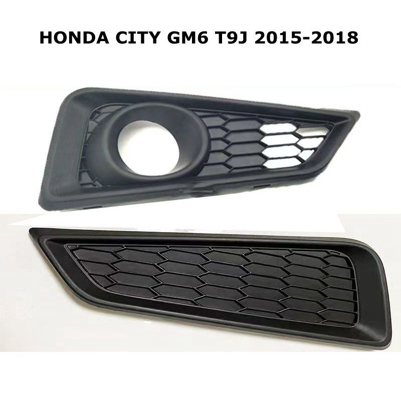 Vỏ đèn sương mù Cản trước Đèn sương mù che mui xe Trang trí cho HONDA CITY GM6 T9J 2015 2016 ...