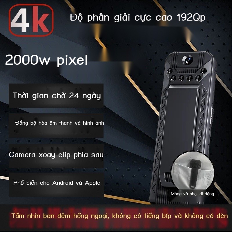 [HOT HIT] Camera hồng ngoại thông minh 4k nhìn đêm ghi hình mũ bảo hiểm ...