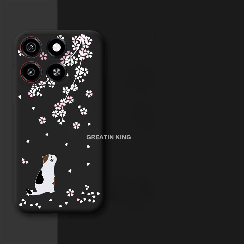 Vỏ TPU Mềm Cho ZTE Blade A35 A55 Z2450 Ốp điện thoại Hoa Họa Tiết Động ...