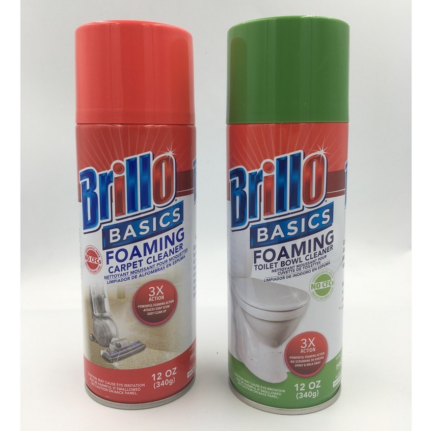 Còn hàng Brillo Basics Foaming Toilet Bowl Cleaner / Carpet Cleaner ...