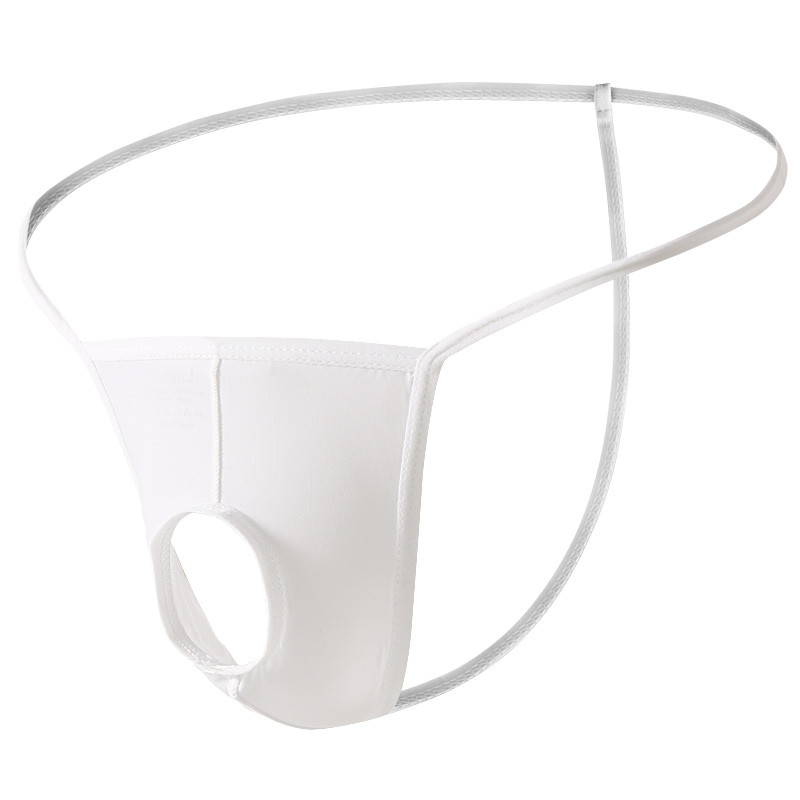 Quần lót nam eo thấp thông G-string Quần lót lỗ thiết kế túi đồ lót ...