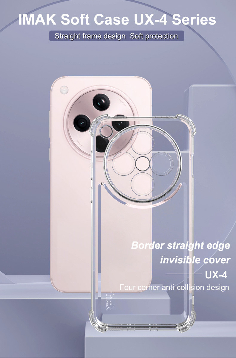 Ốp Lưng OPPO Find X8 5G IMAK UX-4 Series Khung Thẳng Mềm Cho OPPO Find X8 Pro 5G | Shopee Việt Nam