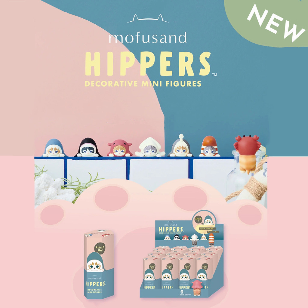 Mofusand Hippers Series Trang Trí Mini Hình Mướp Mèo Mù Hộp Hippers ...