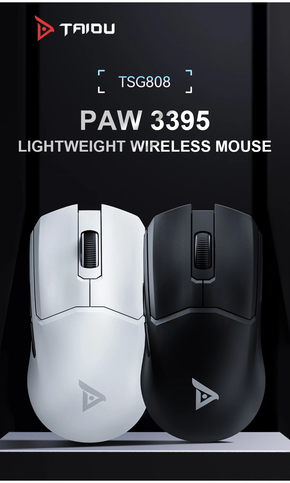 Taidu TSG808 PAW 3395 Chuột Bluetooth Không Dây 2.4G Kết Nối 3 Chế Độ ...