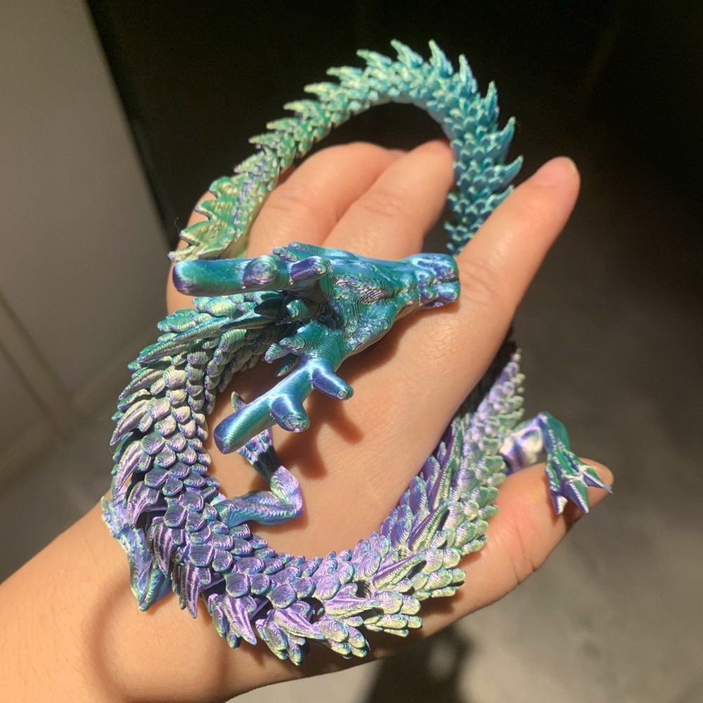 [Meow.Sensei] In 3d khớp rồng Ba D Mô Hình Rồng Trung Quốc toàn thân có thể di chuyển rồng Đồ ...