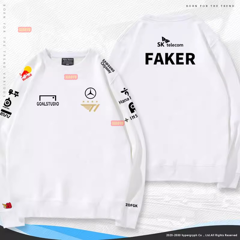 Đồng phục đội T1 2024 cùng áo S14 World Championship Faker chinh phục quần áo bốn sao đội SKT ...