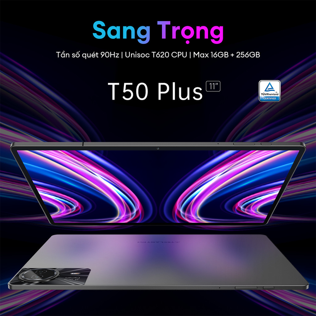 Máy Tính Bảng Teclast T50 PLUS 16GB(6+10)/256GB| FHD 11” | 8000mAh ...
