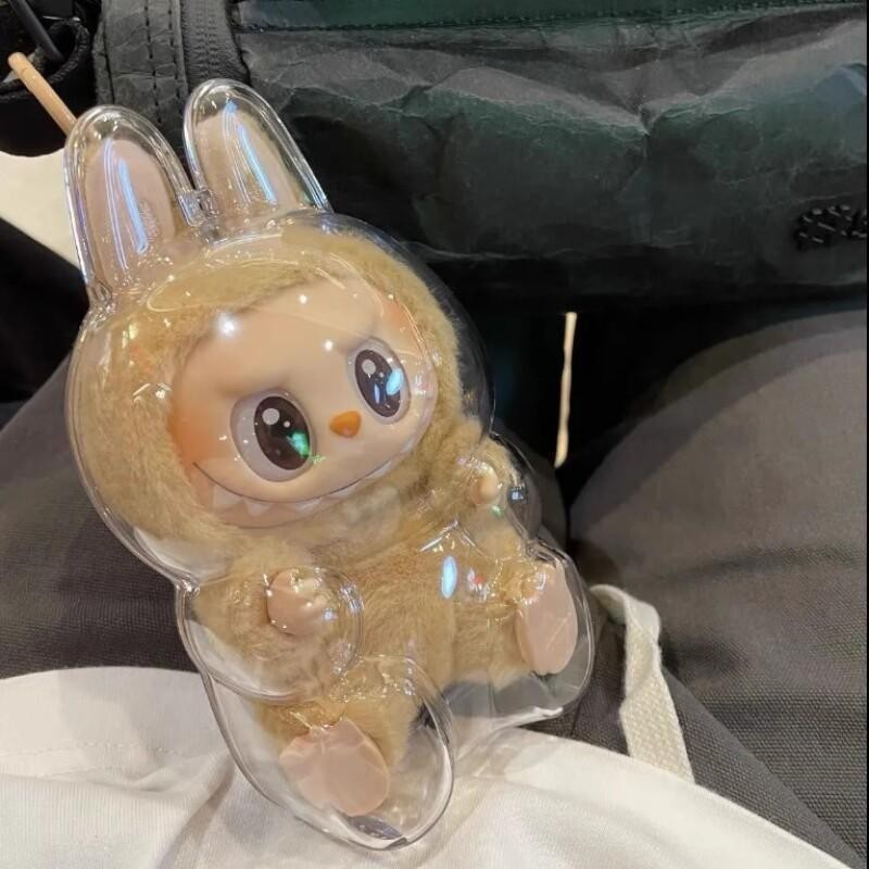 Ốp lưng Acrylic trong suốt Labubu V1 V2 từ chối mặt bẩn Labubu Mặt nạ ...