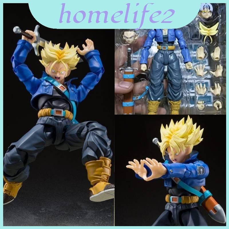 Shf Future Trunks Boy Pvc Super Saiyan Anime Nhân Vật Hành Động Có Quà ...