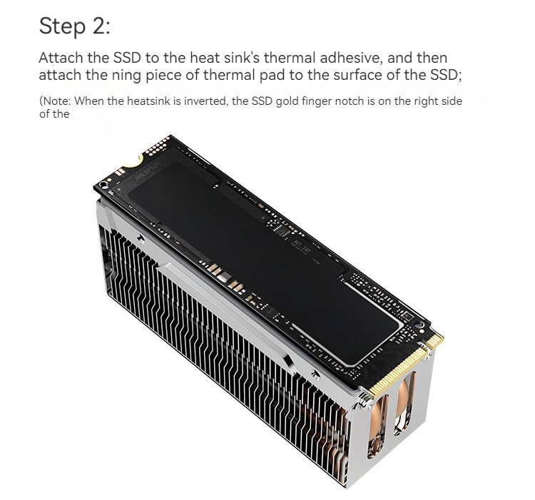 Teucer M2-10 Tản Nhiệt Ống Nhiệt Kép M.2 2280 NVMe SSD Cooler Với Tấm ...