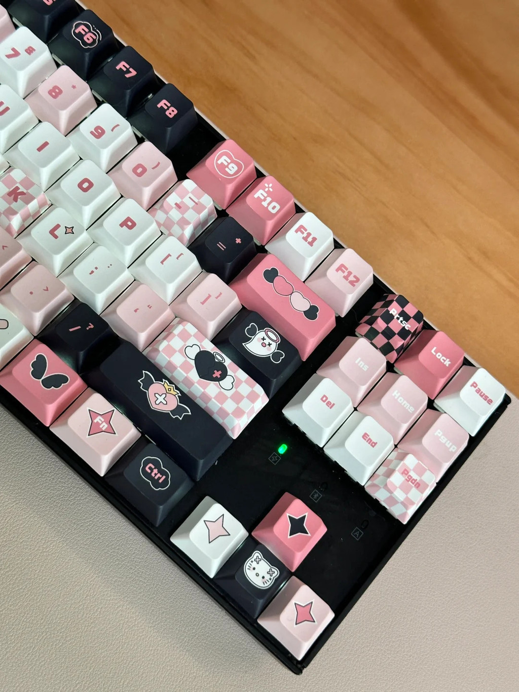 Hello Kitty Pink Keycap Cherry / MOA Profile 130 Phím PBT Thuốc Nhuộm ...