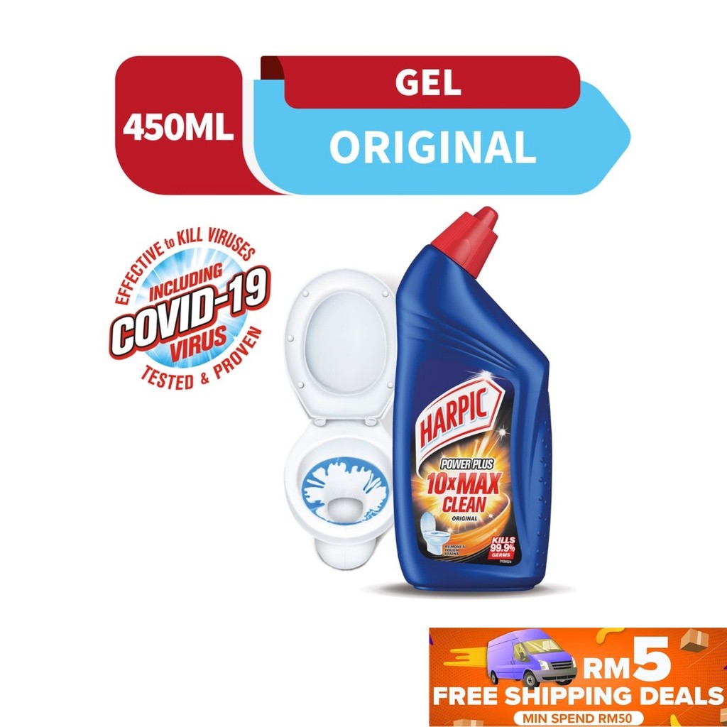 Còn hàng Sữa rửa mặt khử trùng Harpic Powerplus (450ml / 500ml ...