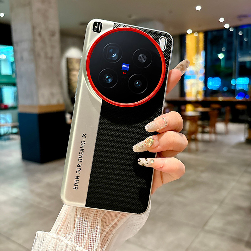 Dành Cho Vivo X200 Pro, X200 Pro Mini Case ELVEV Họa Tiết Tam Giác Thời ...