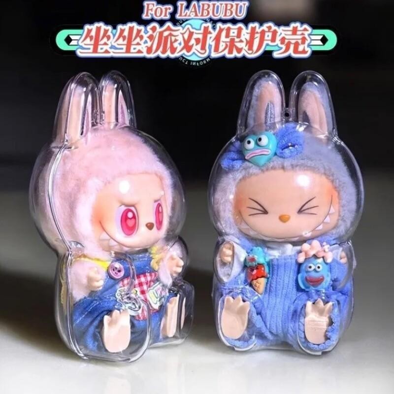 Ốp bảo vệ Labubu V1 V2 Vỏ Acrylic chống bụi trong suốt Vỏ búp bê dày | Shopee Việt Nam