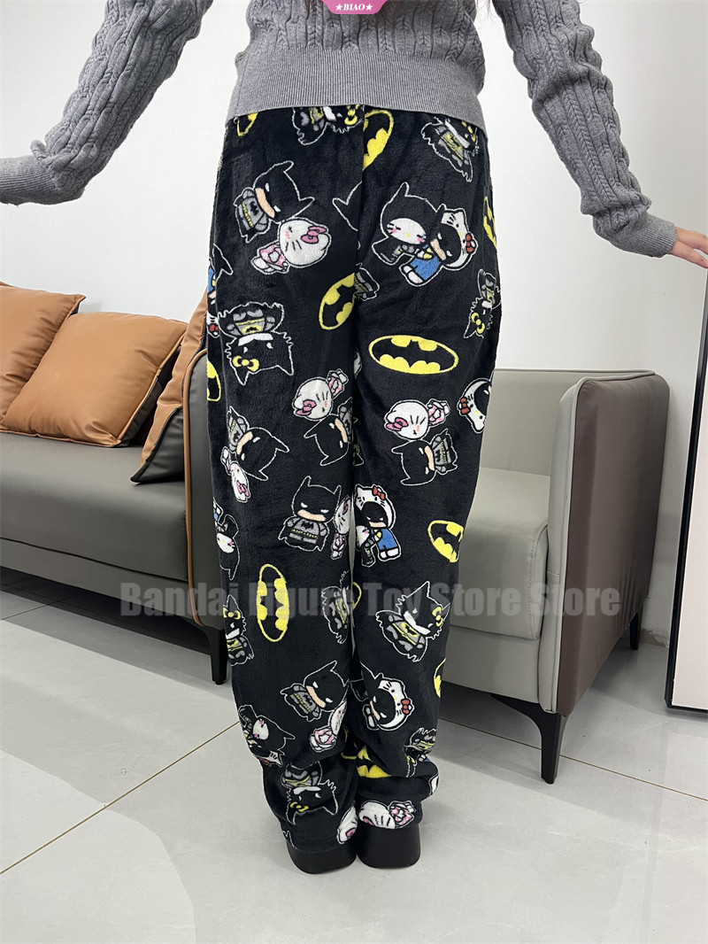 Mới Sanrio Y2k Thu Đông Hello Kitty Batman Pyjama Quần Hoạt Hình Hip ...