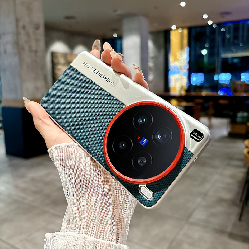 Dành Cho Vivo X200 Pro, X200 Pro Mini Case ELVEV Họa Tiết Tam Giác Thời ...