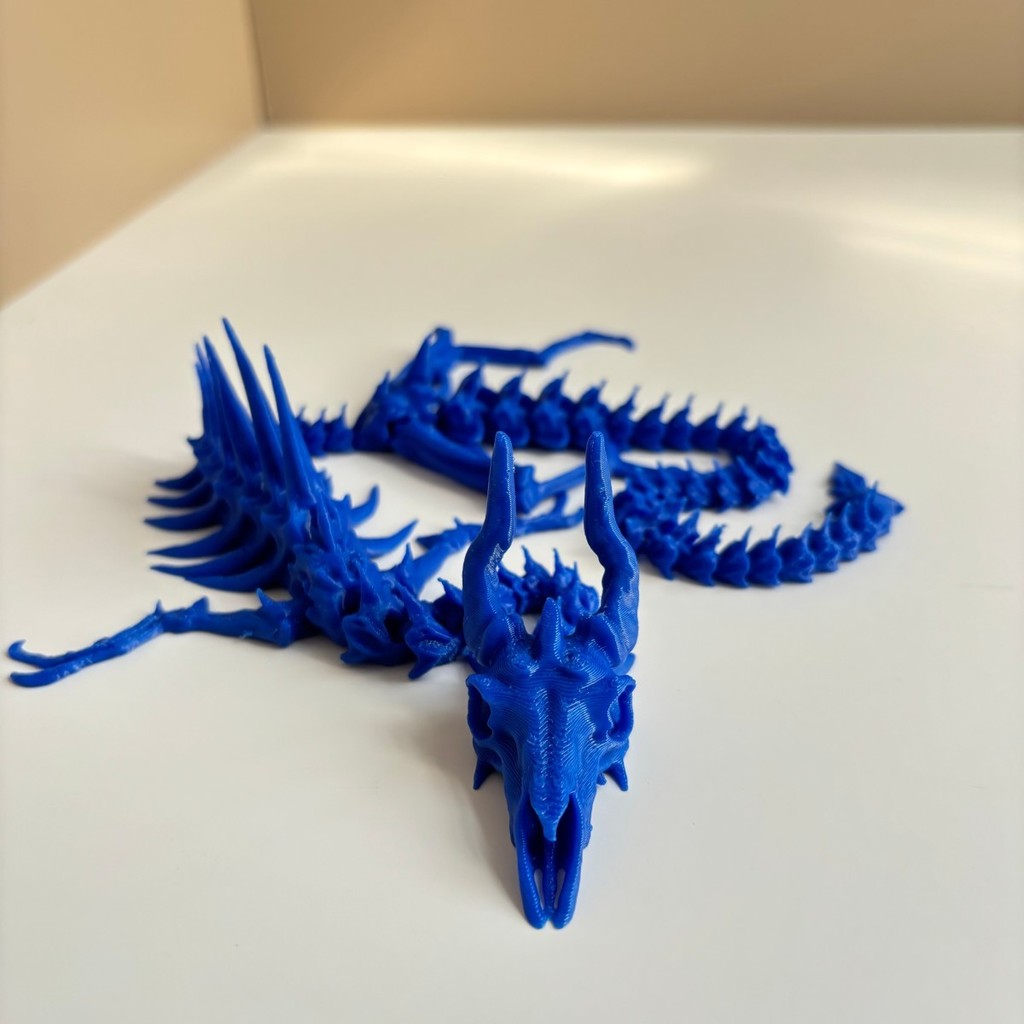 [Meow.Sensei] Đồ trang trí hình rồng xương khớp 3D 48cm đồ trang trí phong cách Gothic làm bằng ...