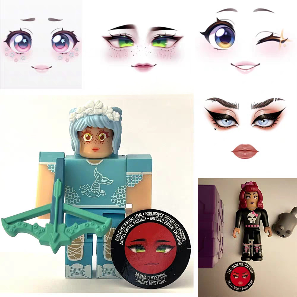 Roblox Toy Series 9 robux robux Exchange Expression Face Definitive Goldman | Shopee Việt Nam