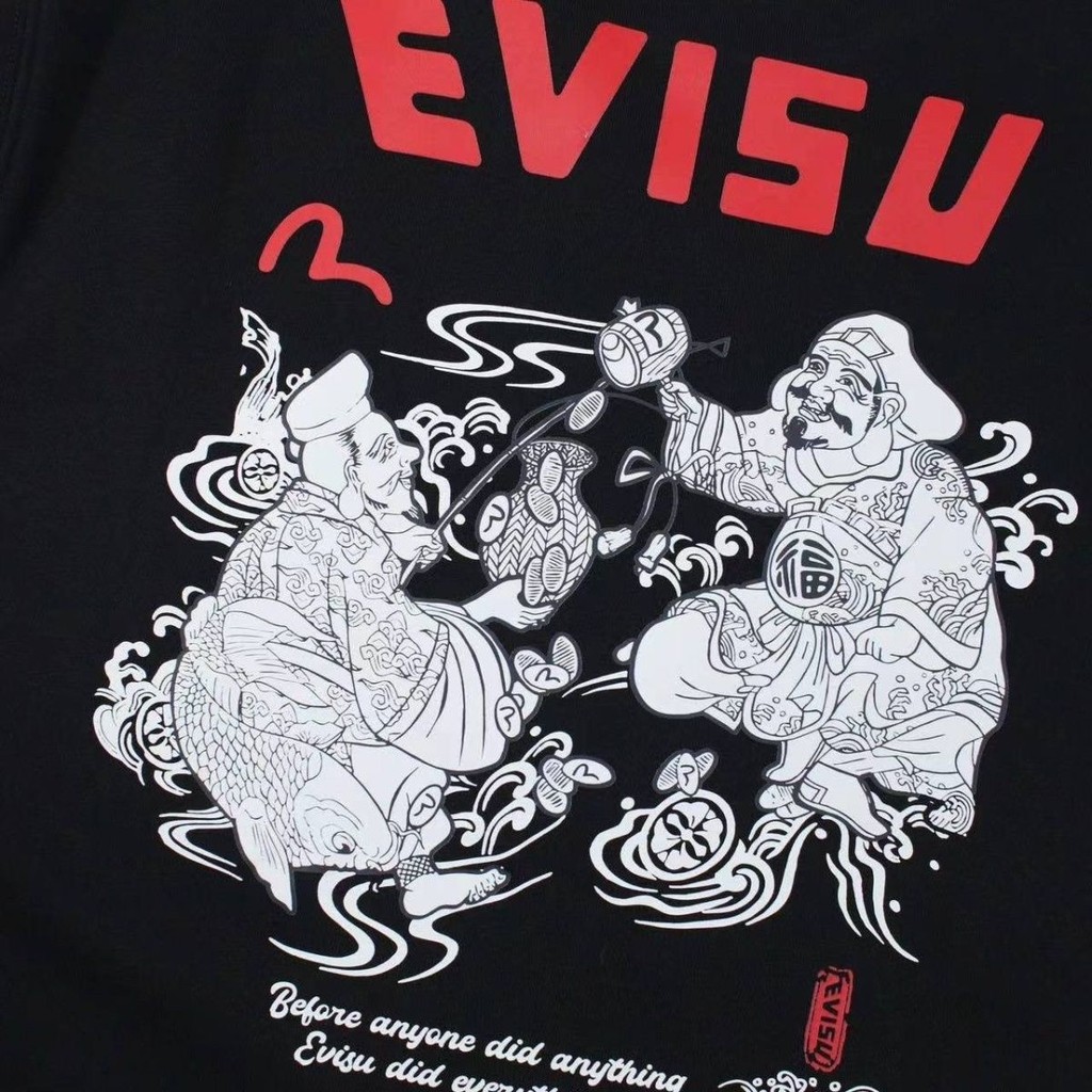 Evisu Rời Hợp Thời Trang Thương Hiệu Cotton Nguyên Chất Thu Đông Hợp ...