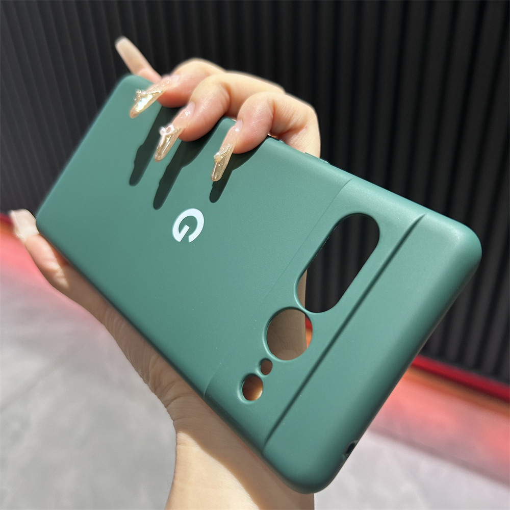 Dành Cho Google Pixel 6 7 8 Pro Ốp Lưng Màu Trơn Silicon Mềm Cho Google ...