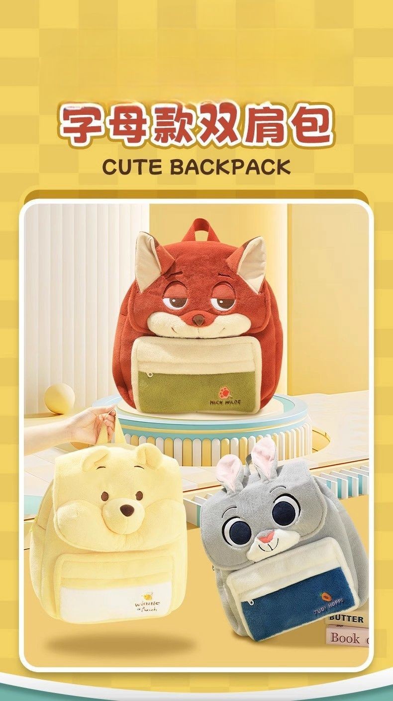 Ba lô Winnie the Pooh siêu dễ thương Túi trái tim cô gái có giá trị cao ...