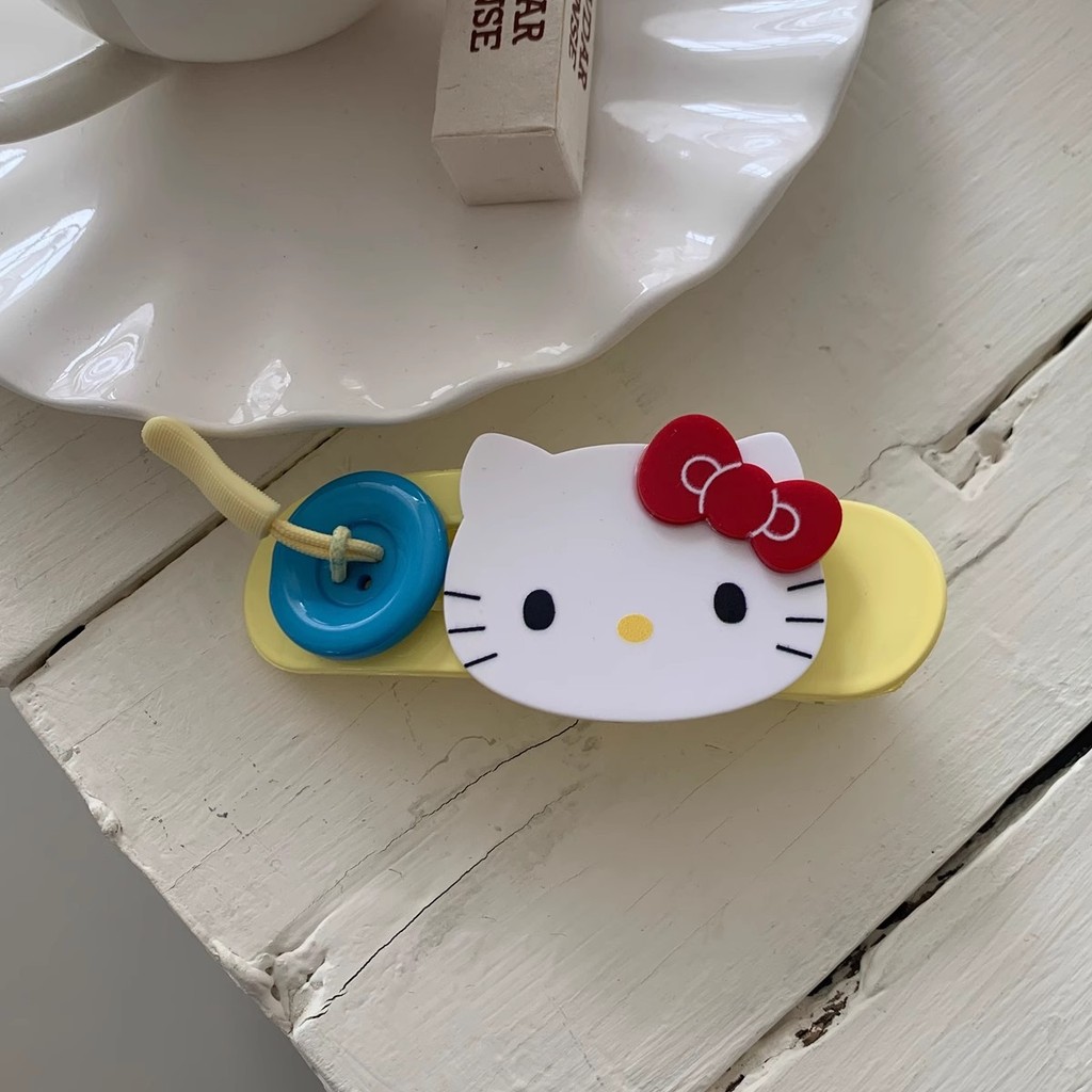 Ahellogirl KT Mèo Nút Kẹp Tóc Bên Nổ Chuck Mũ Đội Đầu | Shopee Việt Nam