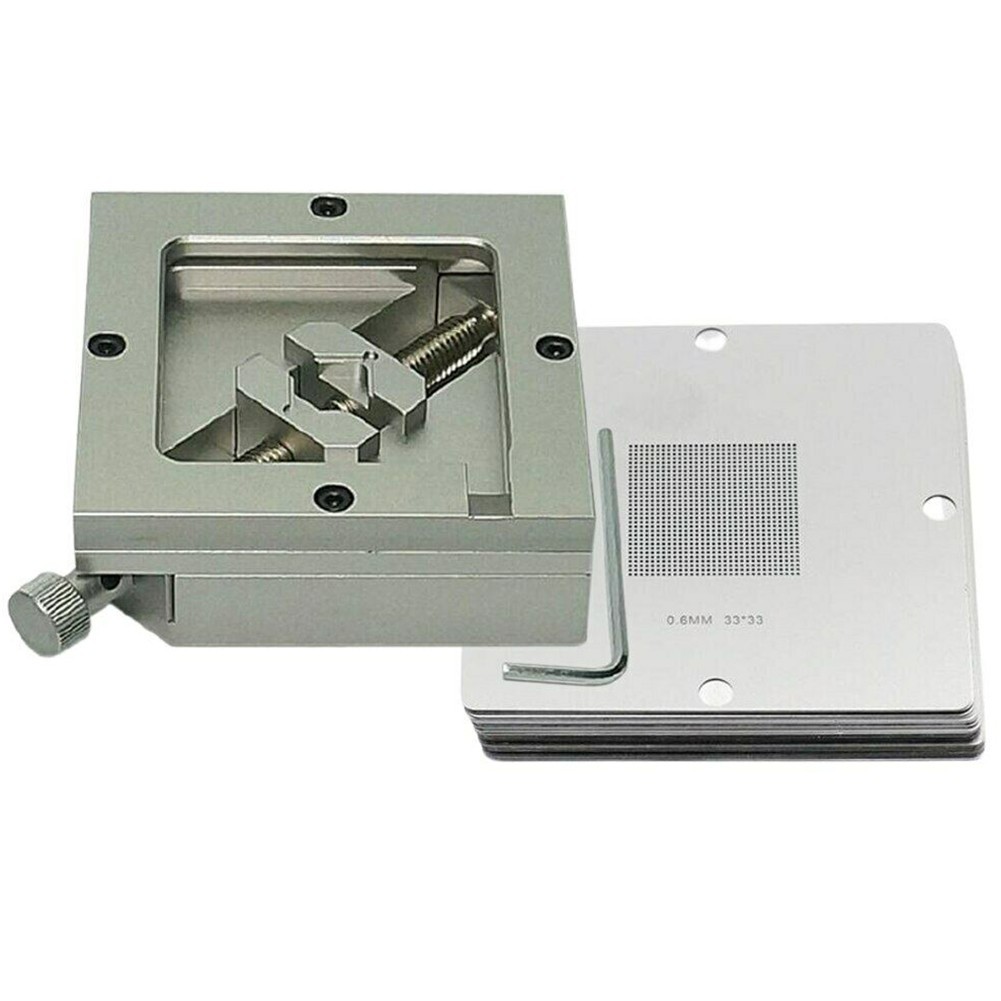 Dành Cho Bga Reballing Kit 90mm Reball Station Fixture Jig Với 10 CÁi Stencil Shopee Việt Nam 