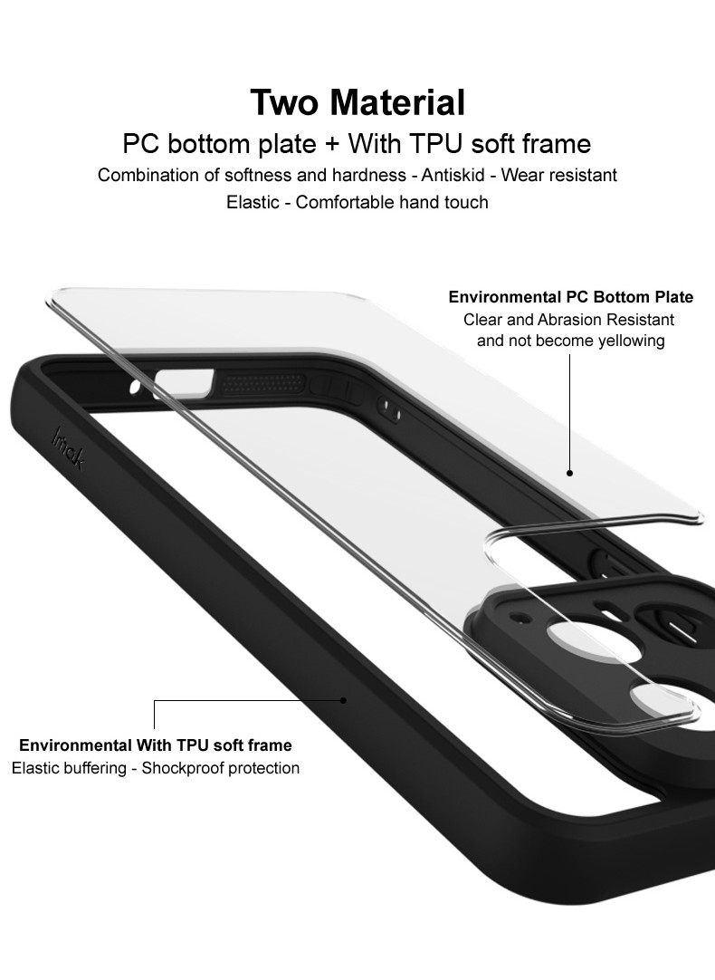 Ốp Lưng Honor Magic 7 Pro 5G IMAK UX-9A PC Chống Sốc + TPU Mềm Khung Dành Cho Honor Magic7 Pro ...