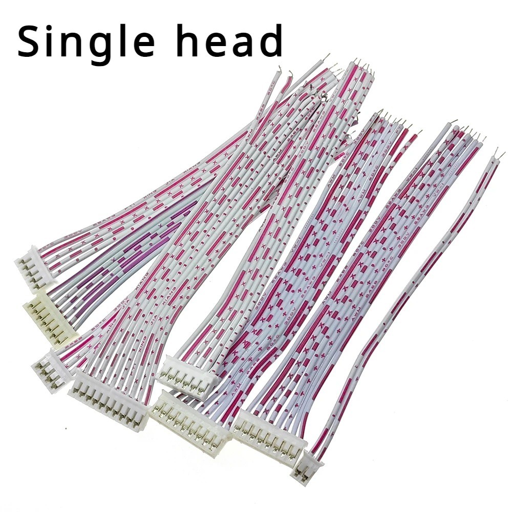 5 Cái PH2.0 Đầu Nối Dây Cáp 10cm 20cm Pitch 2.0 JST Dây Đơn Đầu Đôi 2P / 3P / 4P / 5P / 6P / 7P ...