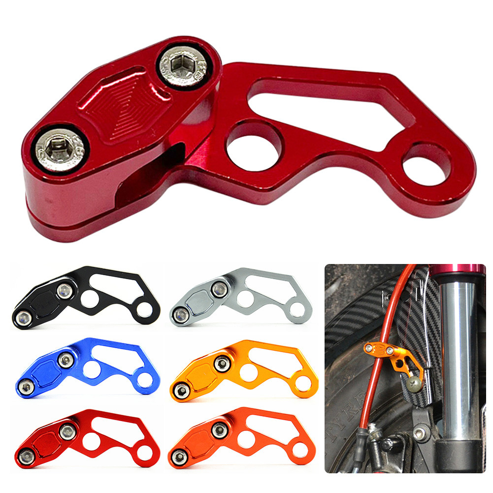 OM Universal CNC Xe Máy Phanh Ống Kẹp Hợp Kim Nhôm Ống Dầu Kẹp Bảo Vệ ...