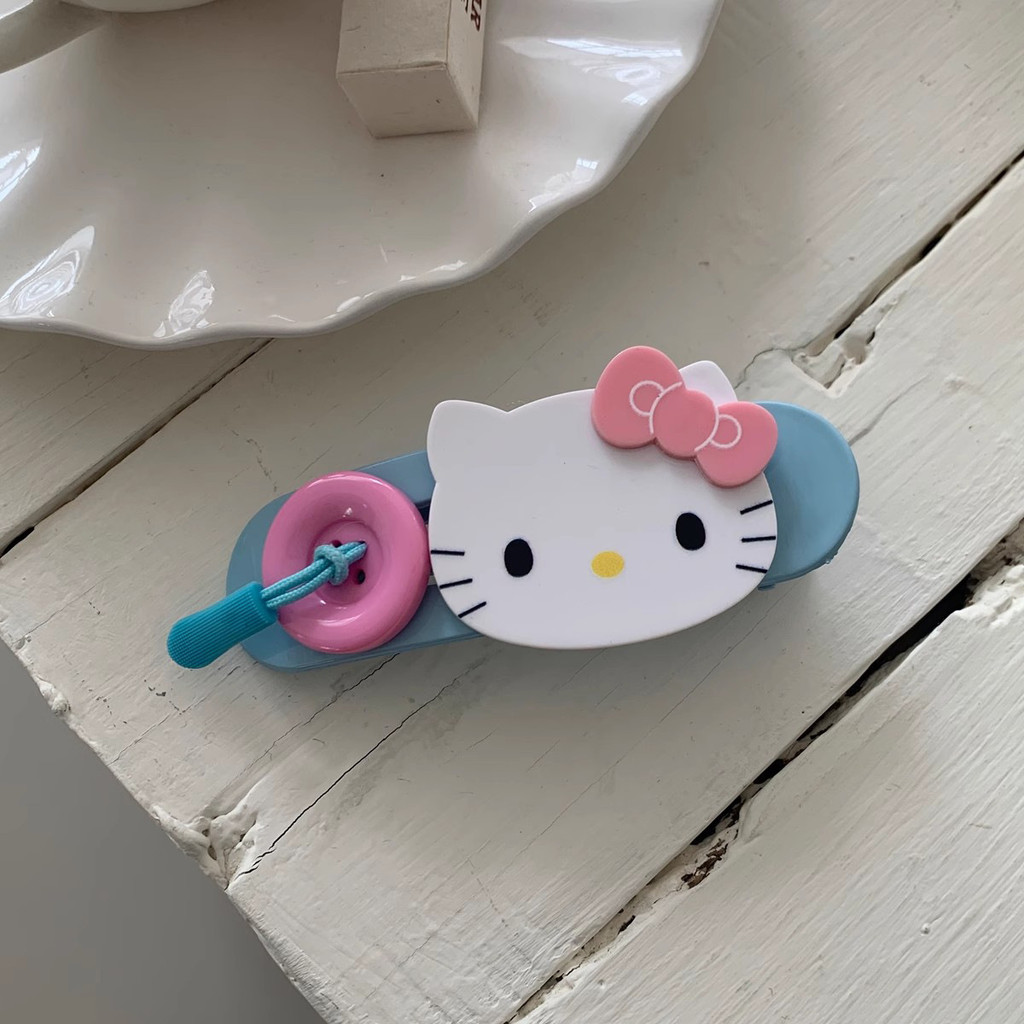 Ahellogirl KT Mèo Nút Kẹp Tóc Bên Nổ Chuck Mũ Đội Đầu | Shopee Việt Nam