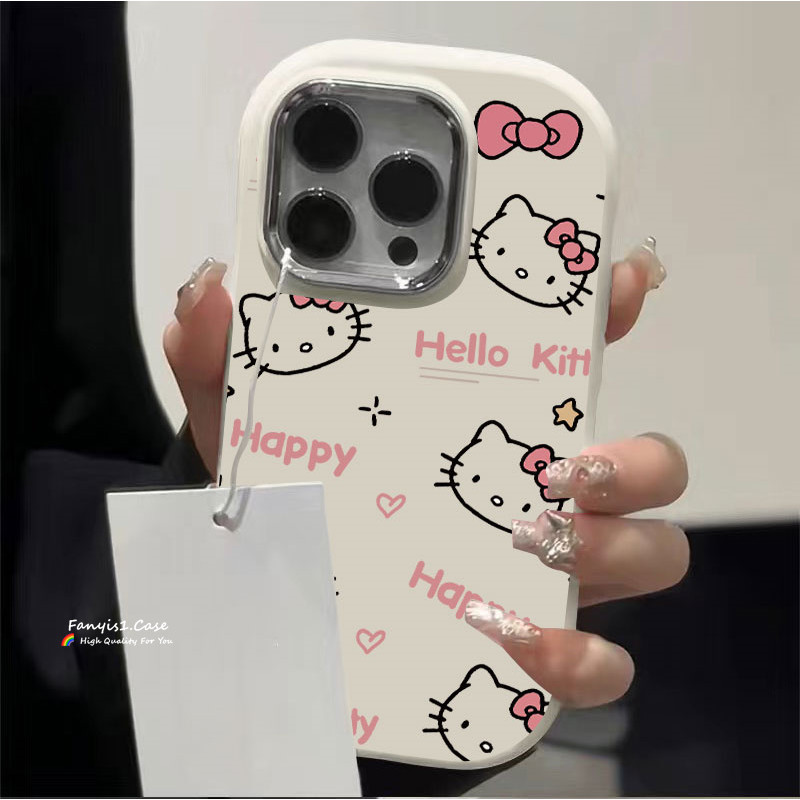 Ốp điện thoại INS HelloKitty dễ thương cho Samsung A06 A15 A16 5G A12 A50 A50S A05 A05S A04 A25 ...