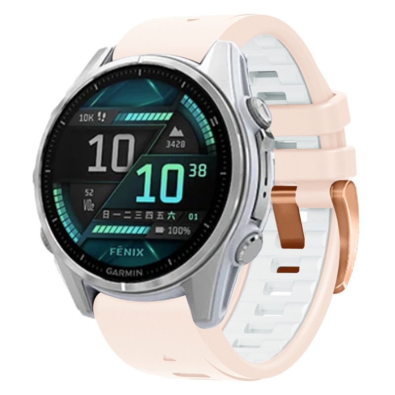 Dây đeo silicon QuickFit 20mm cho Garmin Fenix 8 43mm 7S/6S/6S Pro/5S/5S Plus/Instinct 2S/epix ...