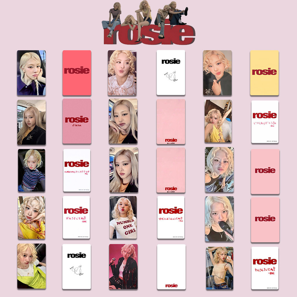 Album Solo Kpop Idol ROSE ROSIE Photocards | Shopee Việt Nam