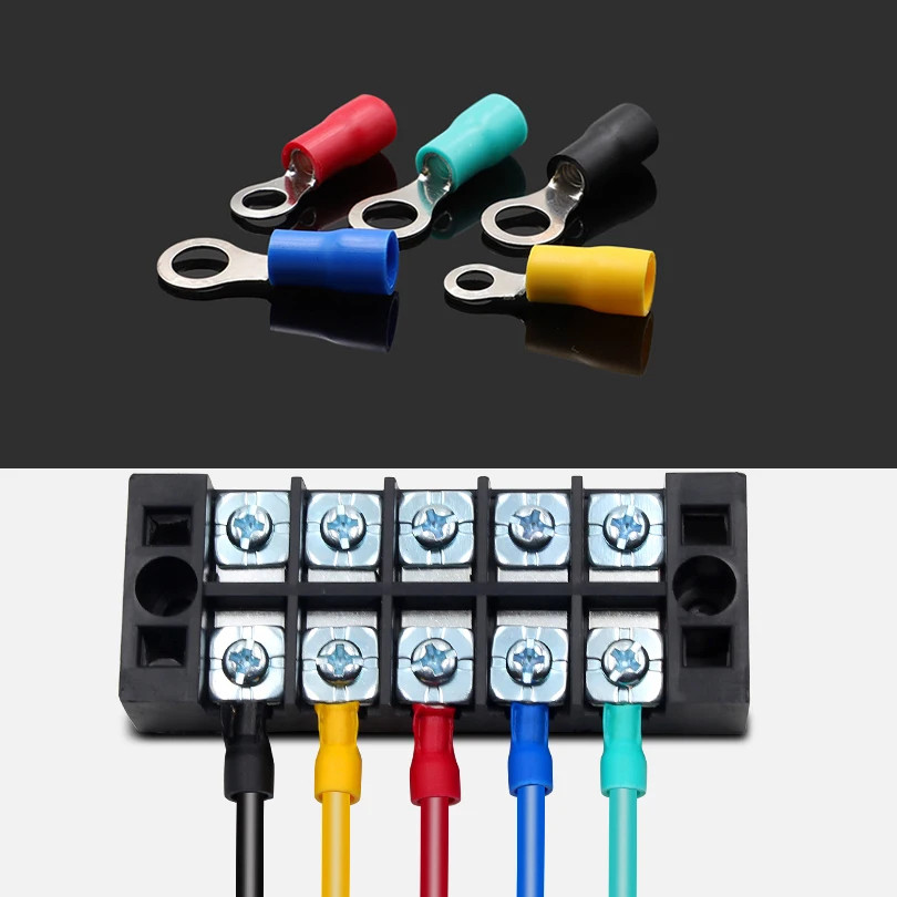 50 / 20 Chiếc RV Series Vòng Cách Nhiệt Uốn Thiết Bị Đầu Cuối RV1.25 RV2 RV3.5 RV5.5 Đầu Nối Dây ...