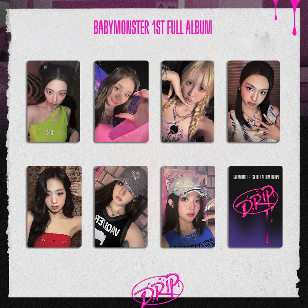 Thần tượng kpop BABYMONSTER album đầy đủ đầu tiên DRIP photocards ...
