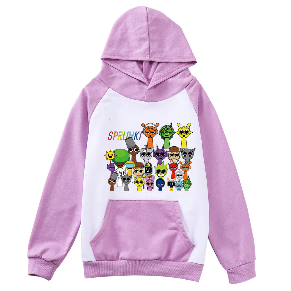 Sprunki Incredibox Sprunki Áo Hoodie in hình cho trẻ em | Shopee Việt Nam