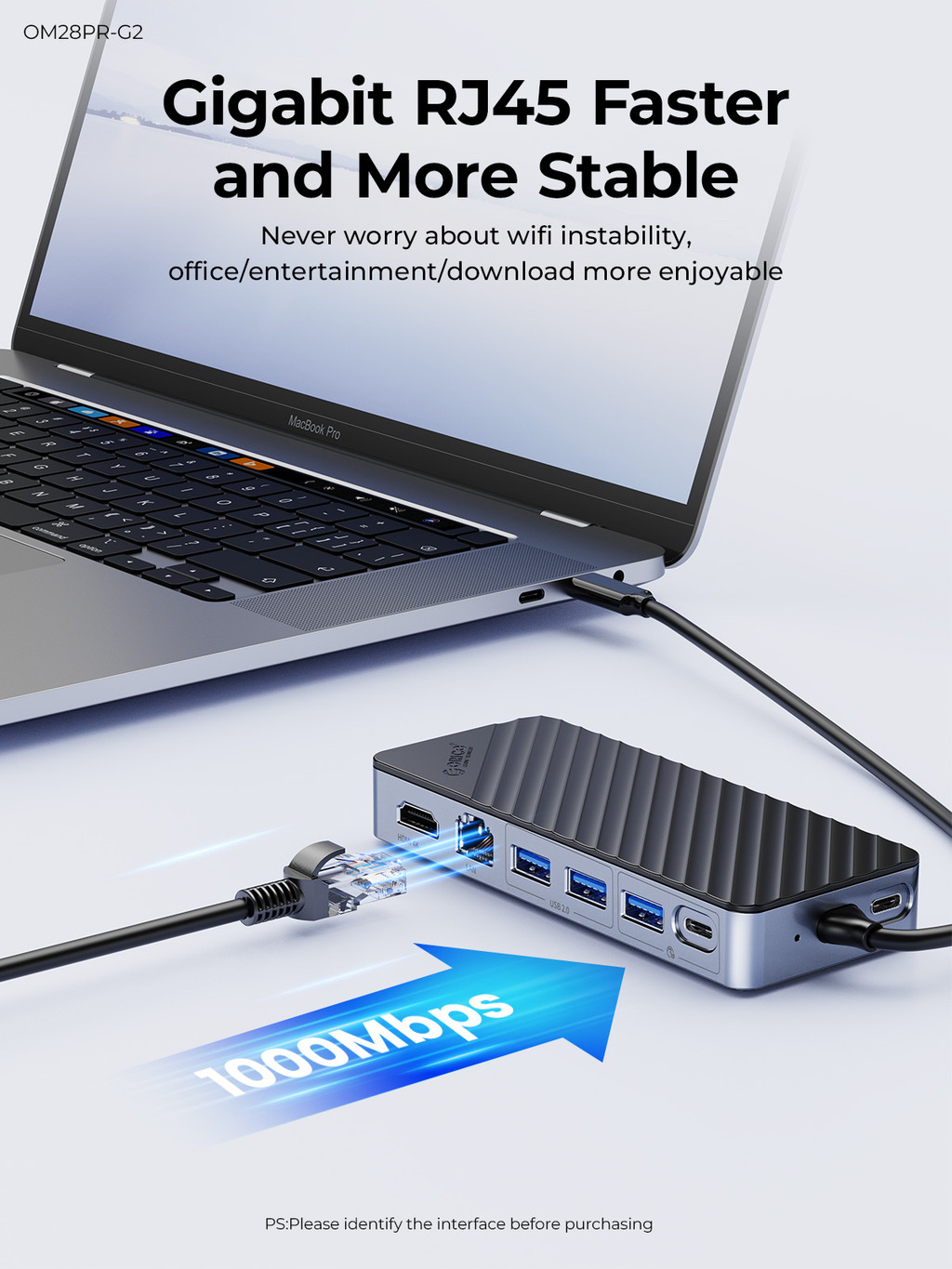 Hub USB C di động ORICO có vỏ SSD M.2 Trạm nối 8 trong 1 4K 60Hz HDMI ...