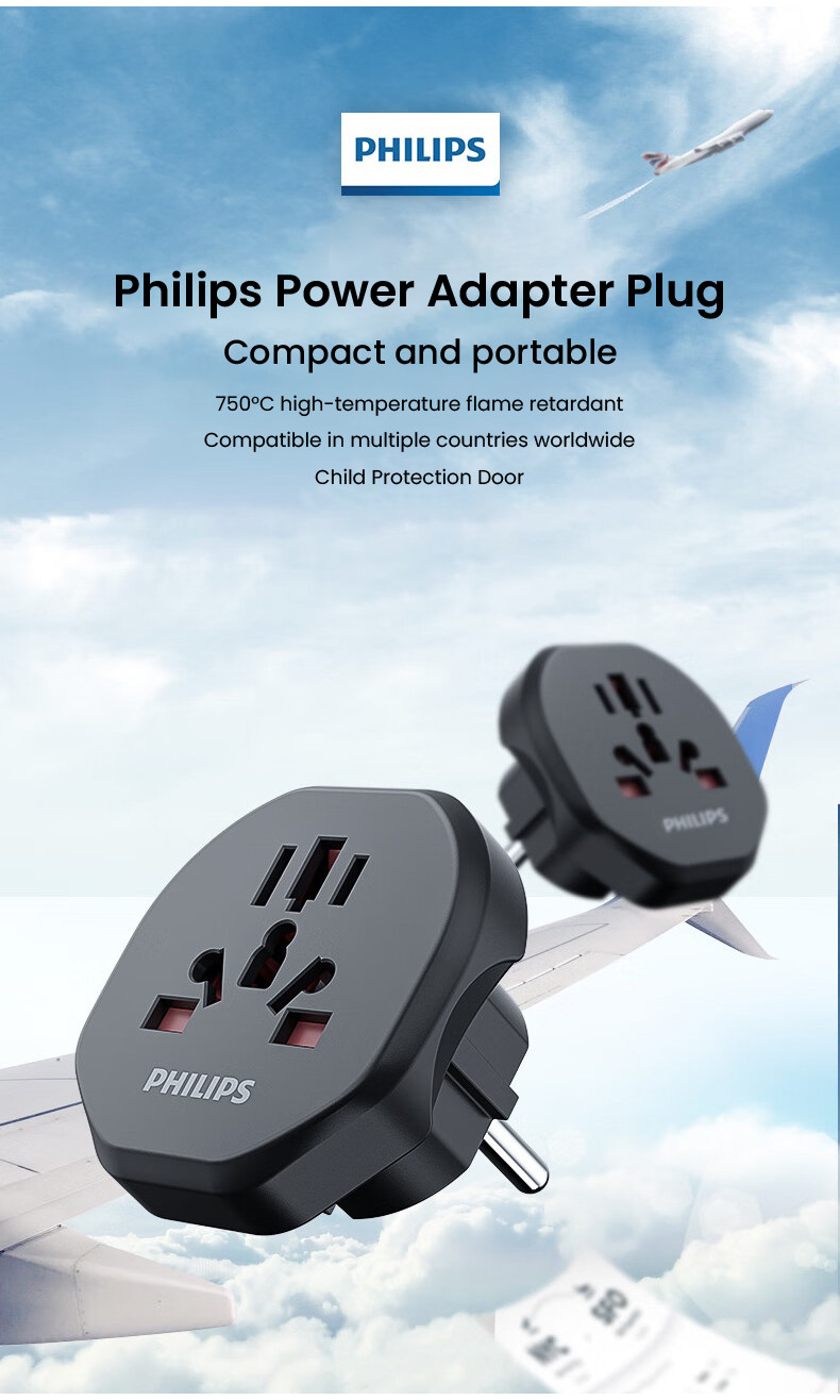 Philips Power Adapter Cắm UK / US / Châu Âu Cắm Đa Quốc Gia Chuyển Đổi ...