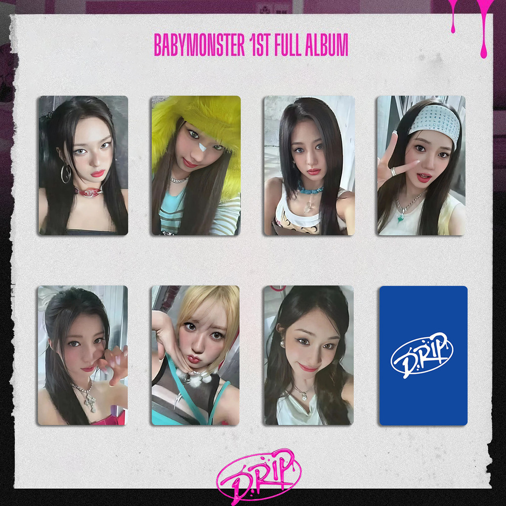 Thần tượng kpop BABYMONSTER album đầy đủ đầu tiên DRIP photocards ...