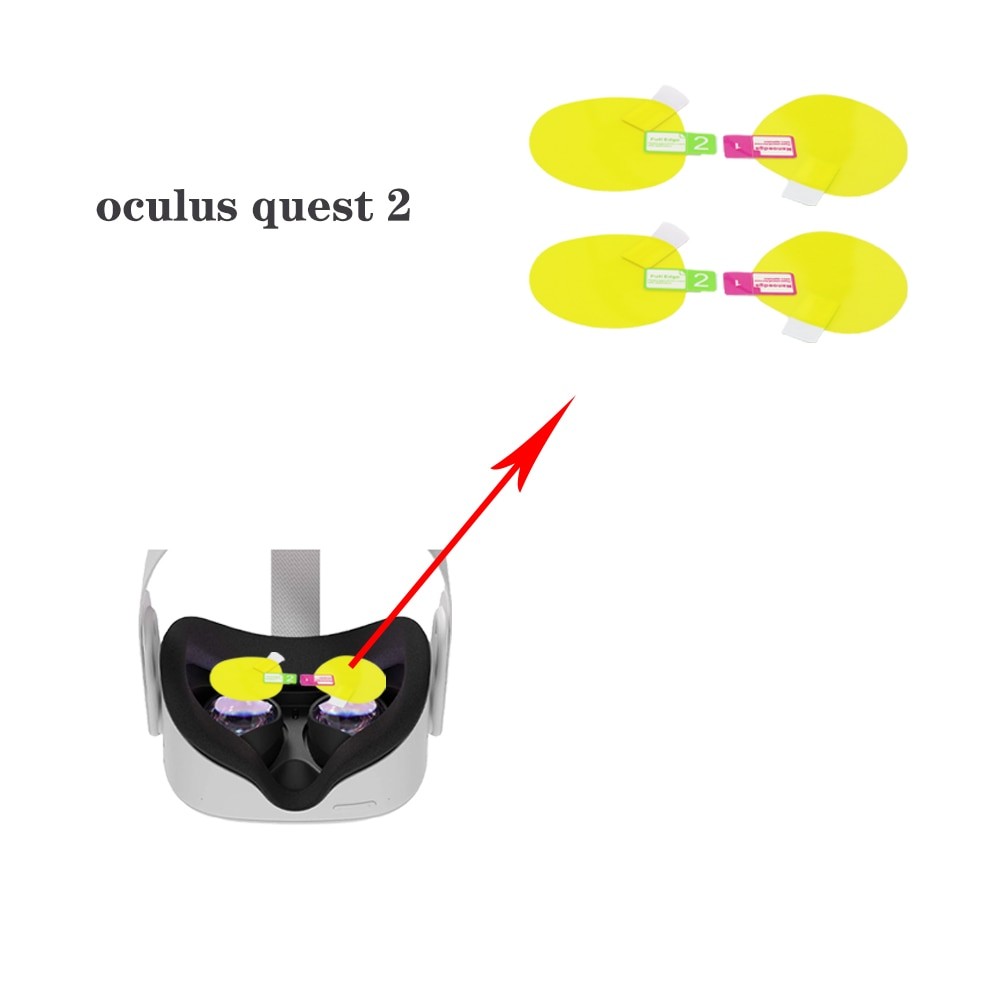 Còn Hàng 4 Vr Kính Ống Kính Phim Bảo Vệ Màn Hình Oculus Quest 2 Oculus