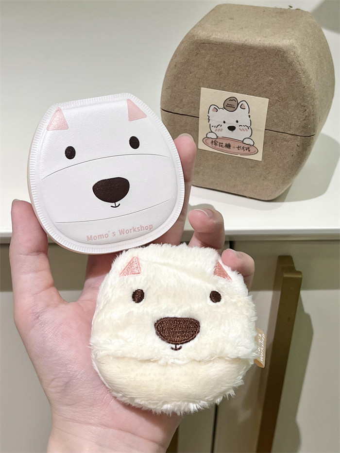 Momo 's Workshop Super Cute Puff Momo 's Workshop Animal Series Puff Loose Puff Evenly Fit Skin ...