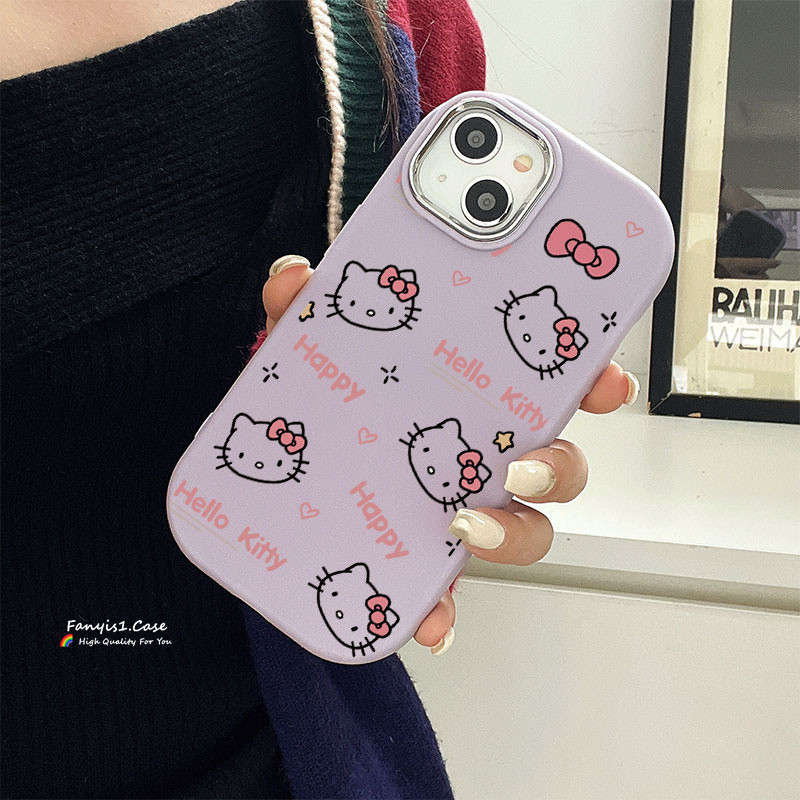 Ốp điện thoại INS HelloKitty dễ thương cho Samsung A06 A15 A16 5G A12 A50 A50S A05 A05S A04 A25 ...