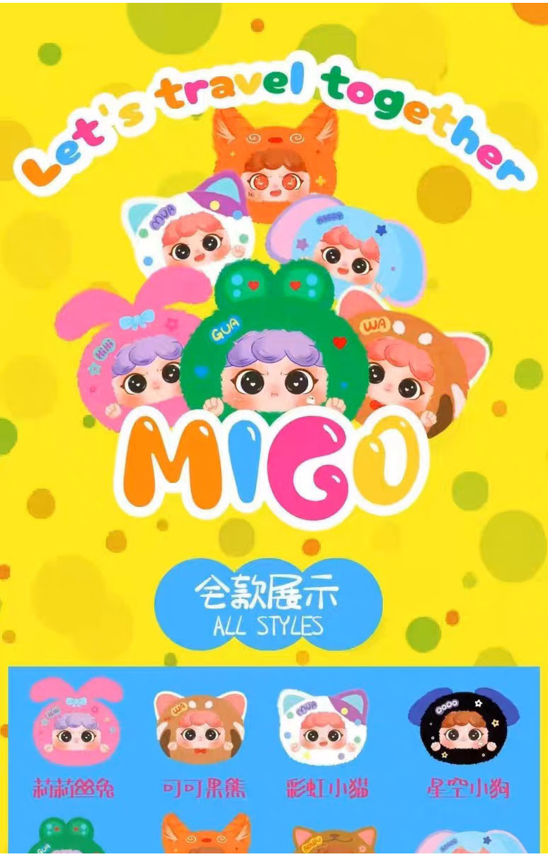 Baby Three Migo Let 's Travel Together With You Túi dây kéo sang trọng ...